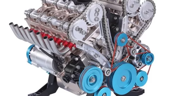 Model Engine Kits - Build your own full metal V8 car engine